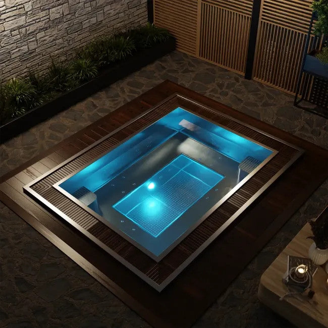Spa Innovibe 8 personnes | Spa en acier inoxydable pour professionnel ...